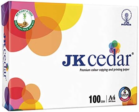 PaperOne A4 Digital Paper 100 GSM (Pack of 4 Reams_1 Carton_500 Sheets ...