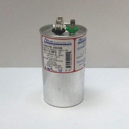 Amazon.com: AMRAD USA Amrad Run Capacitor 50 + 7.5 uf MFD 370/440 Volt ...