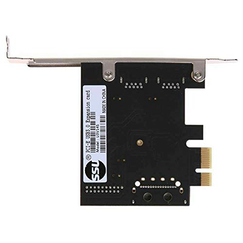 WHIZZO Pcie Transfer 2Ports Usb3.0 Expansion Card Desktop Front 19 ...