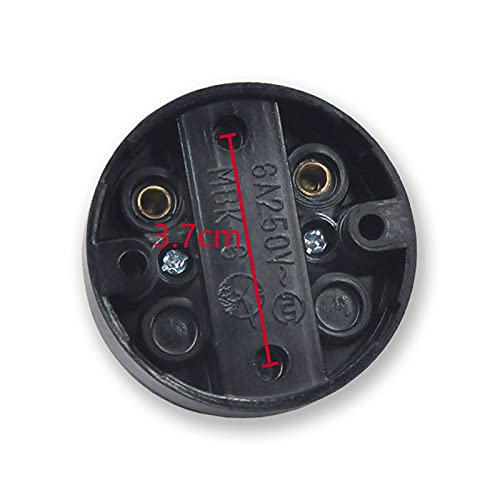 Single Control Switch – 1pc Retro 6A 250V 1500W Round Light Switch ...