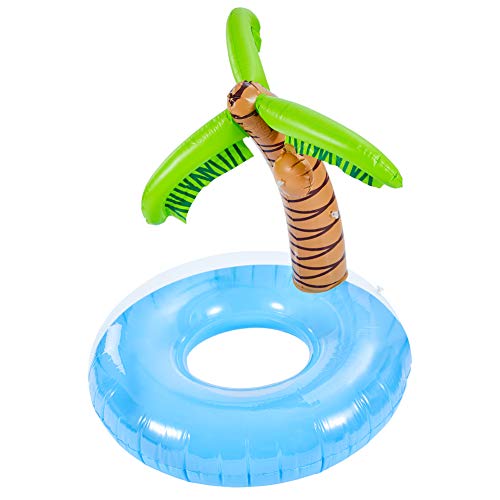 MorTime Palm Tree Pool Float, 47" Inflatable Palm Swimming Raft, Summer ...