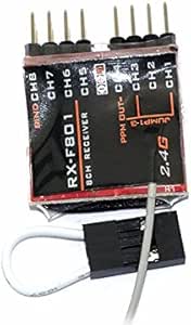 Amazon.com: FRSKY RX-F801 8CH FPV Receiver with PPM Output Compatible ...