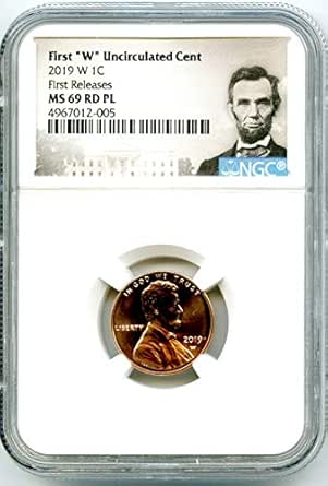 2019 W US MINT Lincoln Union Shield UNCIRCULATED FIRST RELEASES PROOF ...