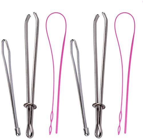 Exceart 2 Set/6 Pcs Flexible Drawstring Threader Easy Drawstring ...