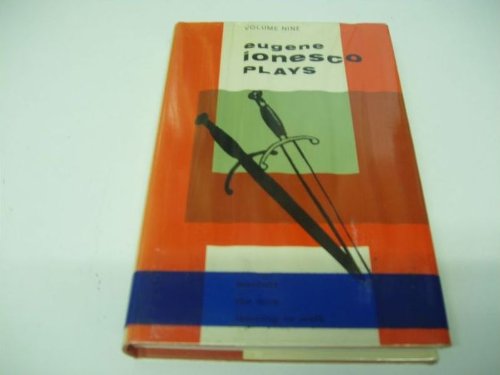 Plays: v. 9: Eugène Ionesco: 9780714509594: Amazon.com: Books