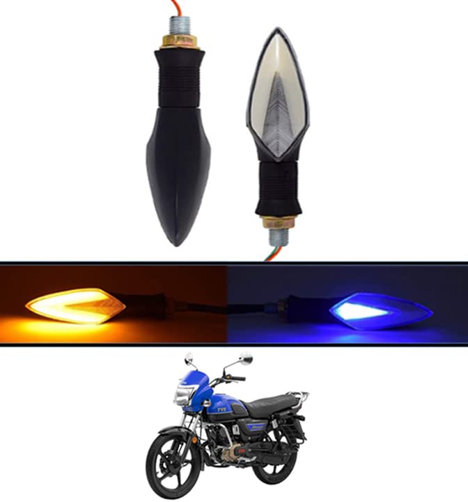MATIES 12V Turn Signal Light Leaf Indicators Bike Running Lights For ...