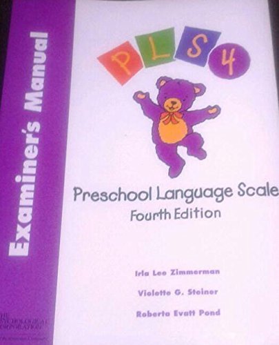 Buy Introducing Preschool Language Scale: Examiner's Manual, English ...