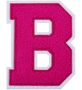 Amazon.com: Chenille Letter Patches Purple Varsity Letter Patches 4-1/2 ...