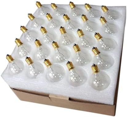 Genixgreen Outdoor String Light Replacement Bulbs,1W E27 Screw Bulb ES ...