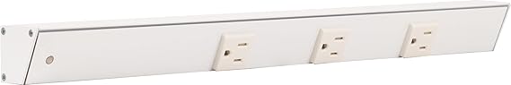 Amazon.com: Task Lighting APT Angled Power Strip 18 inch Left, 3 ...