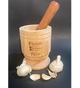 Amazon.com: Puerto Rico Pilon - Traditional Puerto Rican Wooden Mortar ...