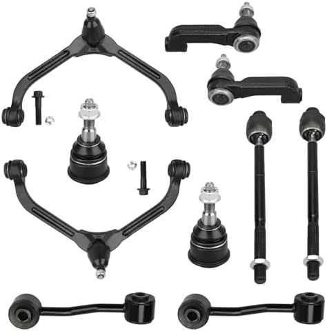 Amazon.com: IRONTEK 10pcs Front Suspension Kit Front Upper Control Arms ...