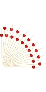 Amazon.com | Crafterlife 120pcs Mermaid Pearl Cocktail Picks Fancy Long ...