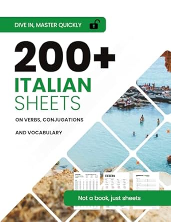 200+ Italian verb, conjugation & vocabulary sheets: Graphs, worksheets ...