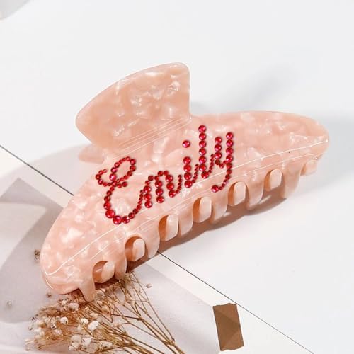 Amazon.com: Custom Large Hair Claw Clips for Women Personalized ...