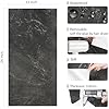 Livelynine Large Dark Slate Peel and Stick Backsplash Tile Stickers ...