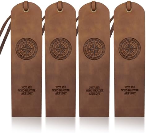 Amazon.com: Sovereign-Gear Leather Bookmarks for Men and Women ...
