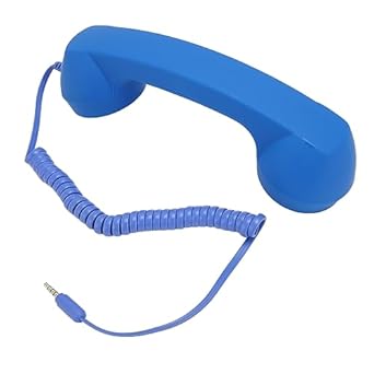 Amazon.com: Miokycl Cell Phone Handset 3.5mm Plug Retro Radiation Proof ...