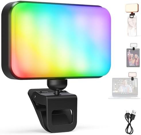 Amazon.com : NEEWER Entry Level Version LED RGB Selfie Light, 91 LEDs ...