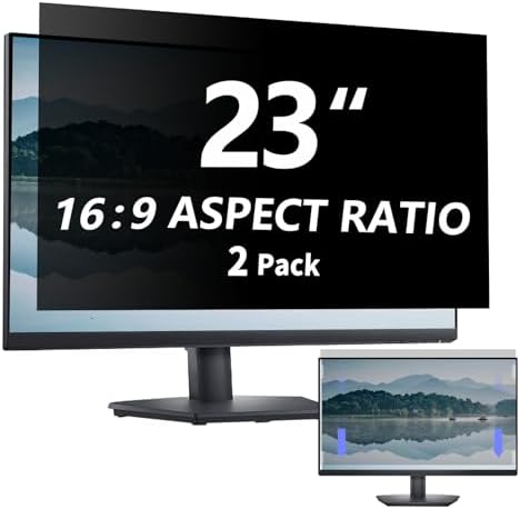 Amazon.com: Computer privacy screen Filter 22 inch 2Pack, Removable 16: ...