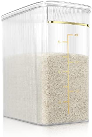 Amazon.com: LivLab Flour Container - 5.5 L /5.81qt/5kg Large Flour ...