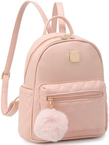 Amazon.com | Girls Fashion Mini Backpack Purse Small Cute Plaid Leather ...