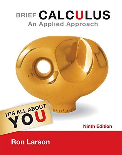 Brief Calculus: An Applied Approach: Ron Larson: 9781285126982: Amazon ...