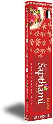 Darshan Incense - Sapthami 7 in One Incense Sticks Agarbatti Box Pack ...