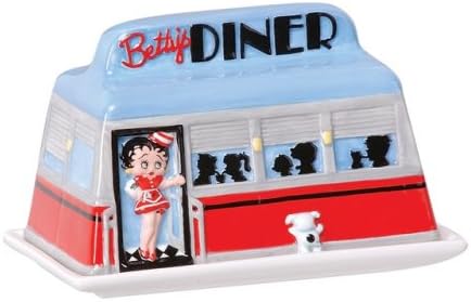 Amazon.com | Betty Boop's Diner Butter Dish: Serveware Accessories ...