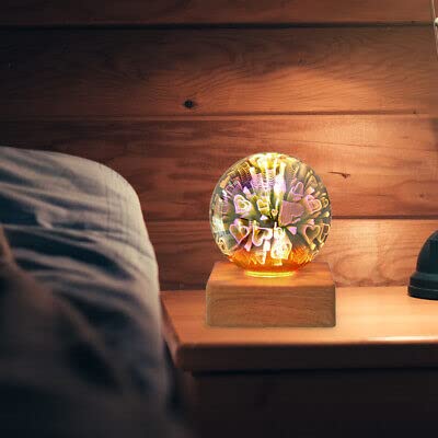 Buy Juflix LED Firework 3D Star Effect Colorful Night Light USB ...