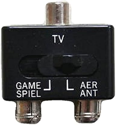 RF TV Switch Box - Game/Spiel to Aerial/Antenna - NES, SNES, N64, Mega ...