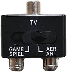 RF TV Switch Box - Game/Spiel to Aerial/Antenna - NES, SNES, N64, Mega ...