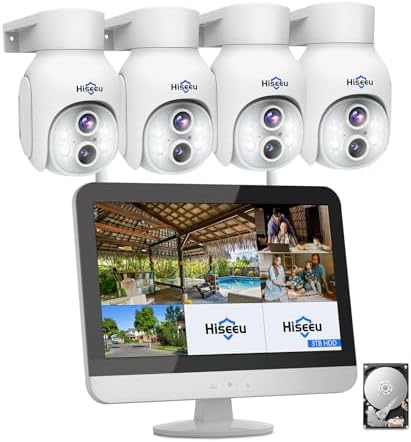 Amazon.com : Wireless Home Camera System with 7" Monitor, CAMCAMP 3MP ...