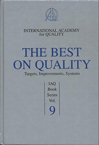 The Best on Quality (9) (Iaq Book Series): Sinha, Madhav N ...
