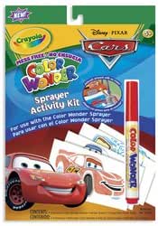 Amazon.com: Crayola Color Wonder Sprayer Kit Activity Stencils: Cars ...