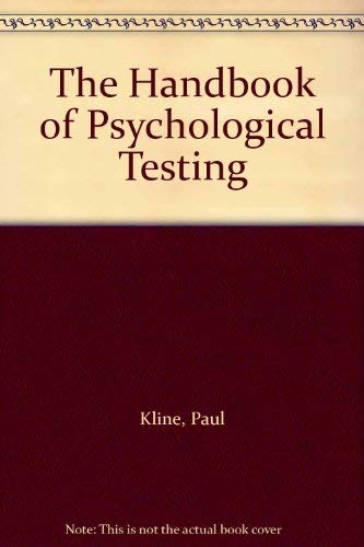 Buy The Handbook of Psychological Testing Book Online at Low Prices in ...