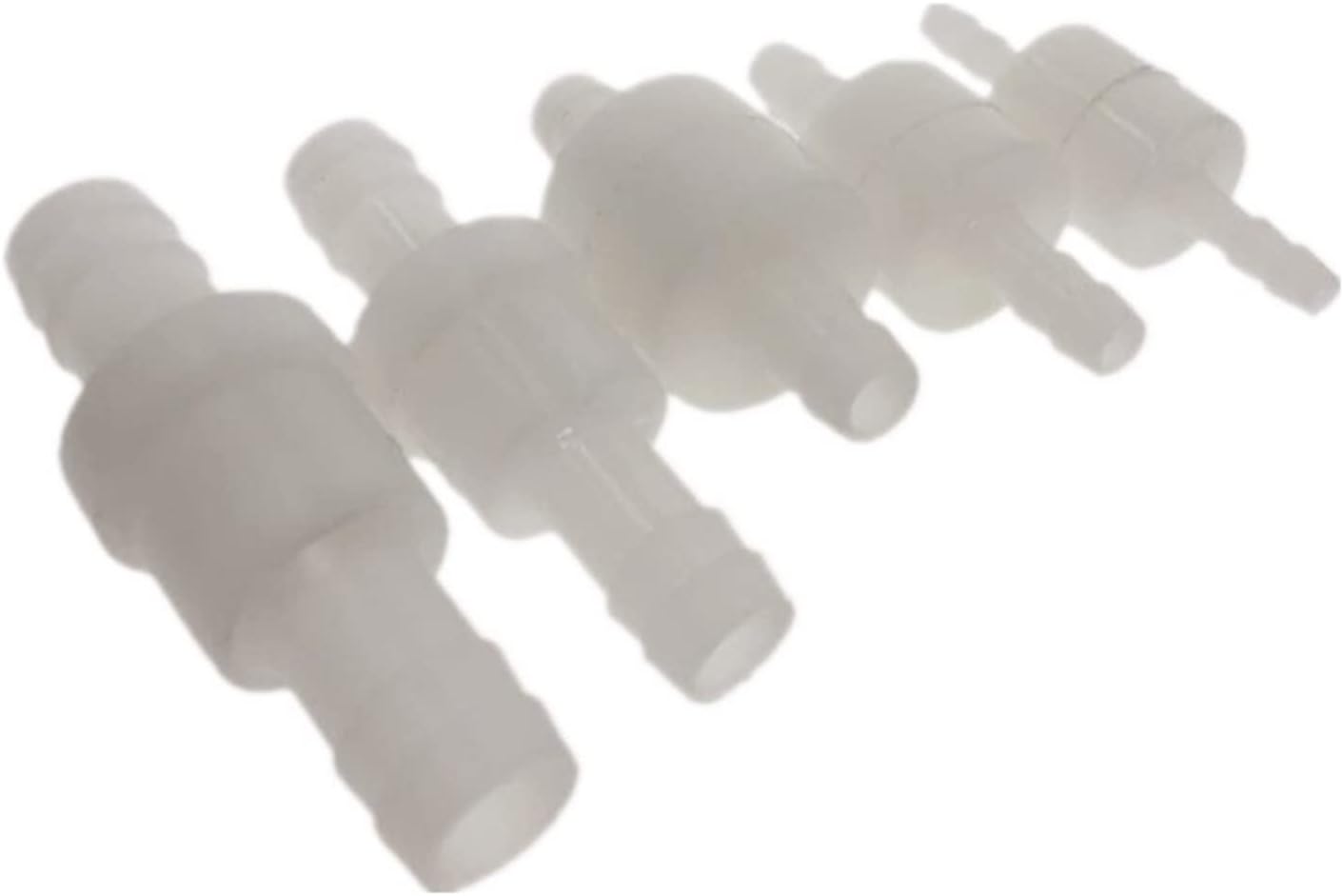 GRUNI 1Pcs Plastic One-Way 4 6 8 10 12 Non-Return Water Inline Fluids ...