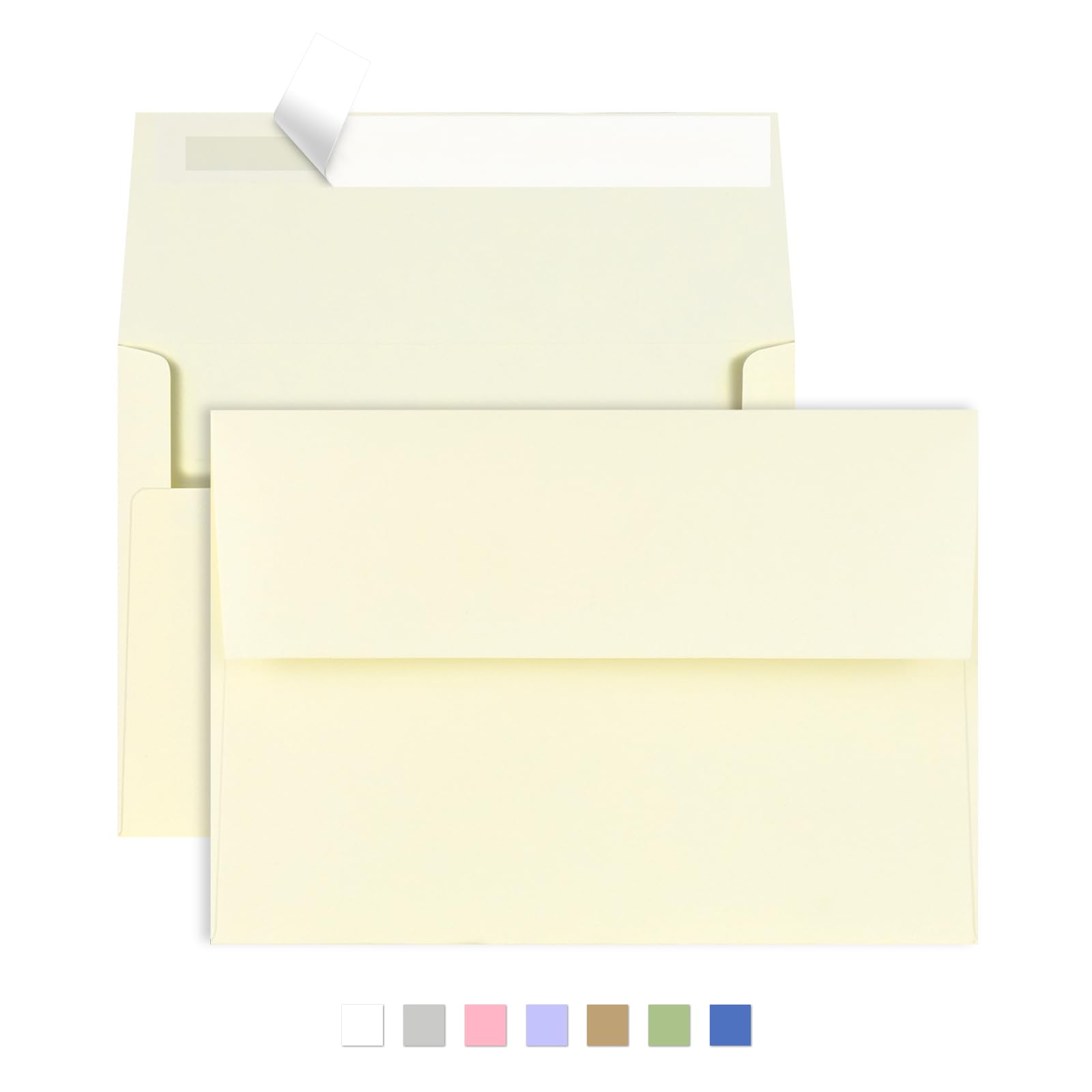 Amazon.com : 50 Pack A2 Envelopes for Invitations,4.37x5.75 Envelopes ...