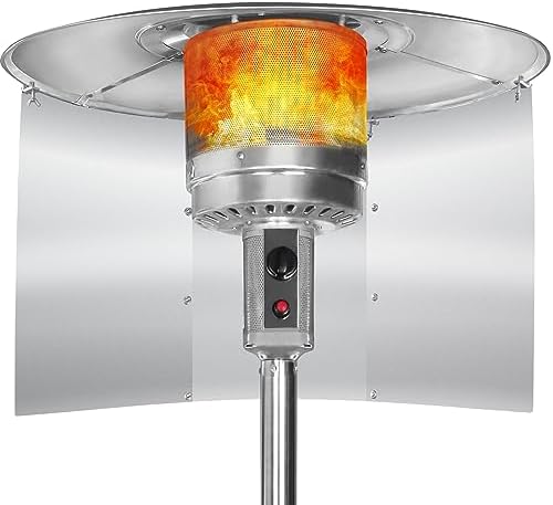 Amazon.com: Upgraded Patio Heater Reflector Shield,(Large,3Panels ...