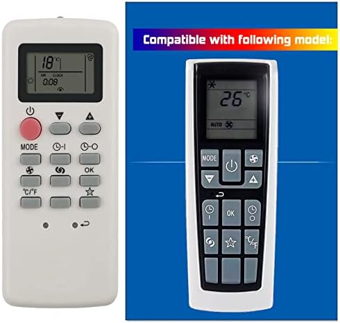 Amazon.com: Replacement for DELONGHI AC Air Conditioner Remote Control ...