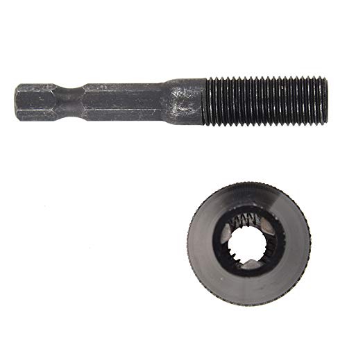 PRAV® Keyless Chuck Plug Quick Change Adapter Drill Bit Converter 1/4 ...