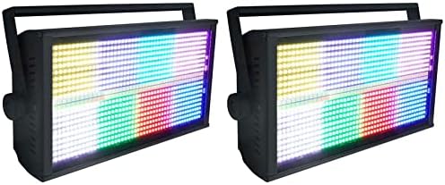Amazon.com: (2) Rockville Stage Panel 864 LED RGB Pro Stage Wash Lights ...