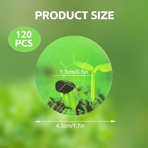 120Pcs Seed Pot Label Plant Grow Stickers Hydroponic Garden Label Plant ...
