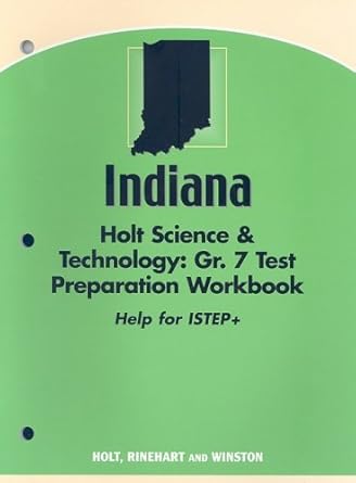 Science and Technology Indiana: Istep Test Prep Grade 7: Holt, Rinehart ...