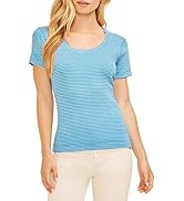 Three Dots Women's Essential Heritage Short Sleeve Crew Tee at Amazon ...