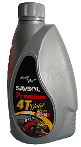 Savsol Premium 4T 20W40 SL GOLD (1 Ltr) : Amazon.in: Car & Motorbike