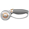 Amazon.com: Fiskars Rotary Cutter for Fabric - 60mm Titanium Rotary ...