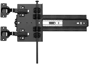 26" Knape & Vogt 8092 Packaged With Attached Hinge Base Ebony Black ...