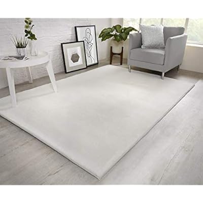 Amazon.co.uk: white rugs