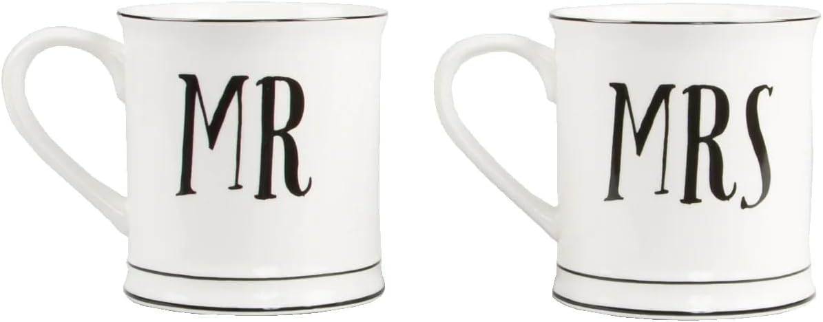 Amazon.com: Sass & Belle Mr & Mrs Mug Set by RJB : Home & Kitchen